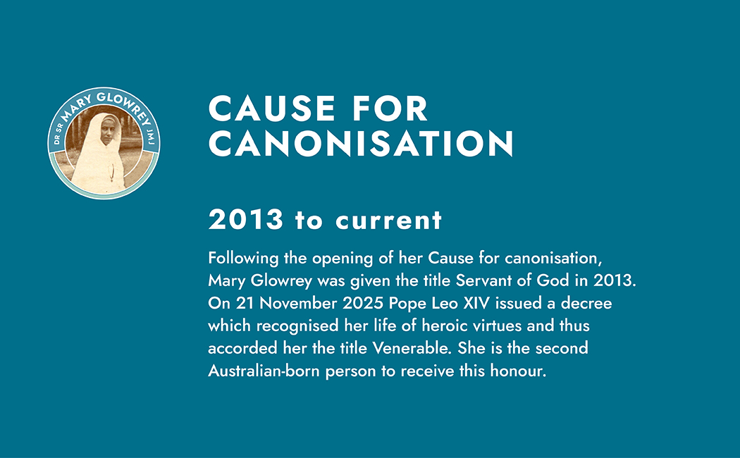 Venerable Mary of the Sacred Heart Glowrey > About